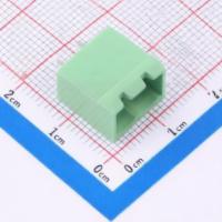 China Electrical Connection Terminal Hong Cheng HC-JXDZVC-5.08-2P PA66 Green Base Nickel Plated Pins for sale