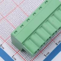 China Terminal Block Base Hong Cheng HC-JXDZK-5.08-7P-A with Temperature Range -40 to 105 and Torque 0.5Nm for sale