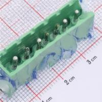 China Electrical terminal block with nickel plated copper pins and PA66 base Hong Cheng HC-JXDZRC-5.08-10P connector for sale