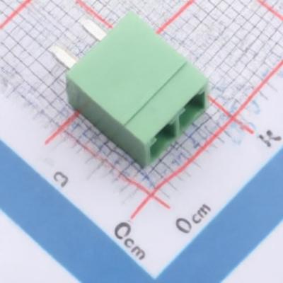 China Terminal Block Featuring Nickel Plated Copper Pins and PA66 Plastic Base Hong Cheng HC-JXDZVC-3.5-2P for sale