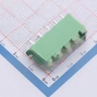 China Electrical terminal block featuring PA66 base copper pins nickel plating Hong Cheng HC-JXDZVC-5.08-5P 300V 15A for sale