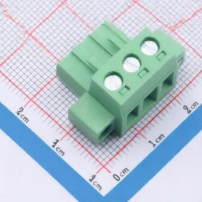China Durable terminal block Hong Cheng HC-JXDZKM-5.08-3P-A with high voltage rating and secure wire stripping length for sale