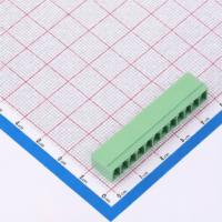 China Connector Terminal Hong Cheng HC-JXDZVC-3.81-12P with Durable PA66 Base and Nickel Plated Brass Pins for sale