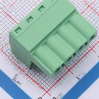 China electrical terminal block Hong Cheng HC-JXDZK-5.08-4P-A with PA66 base and phosphor bronze terminals for sale