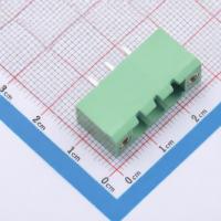 China Electrical Terminal Block Hong Cheng HC-JXDZVM-5.08-3P with PA66 Base and Copper Nickel Plated Pins for sale