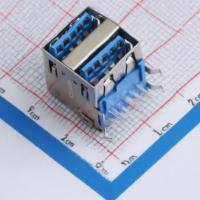 China USB connector Hong Cheng HC-USB3.0-L175-2X1-P with low contact resistance and strong terminal retention for sale