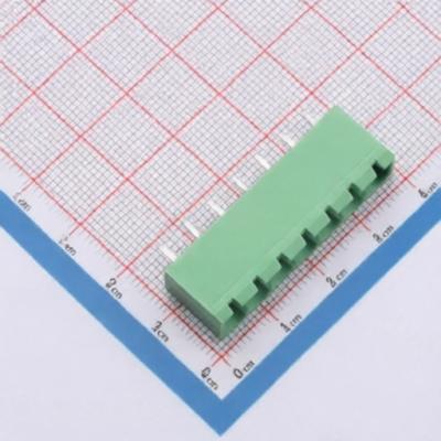 China Wiring Terminal Connector Hong Cheng HC-JXDZVC-5.08-7P Featuring PA66 Base and Nickel Plated Copper Pins for Electrical for sale