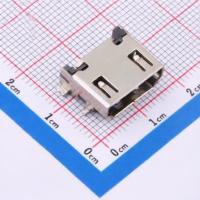 China HDMI Connector Hong Cheng HC-HDMI0019T-4 With LCP Base and Gold Plated Copper Contact for Stable Connection for sale