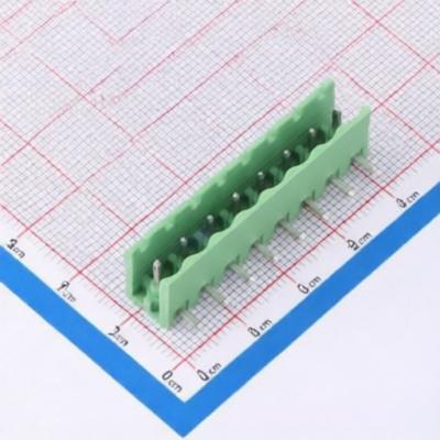 China Electrical Terminal Block Hong Cheng HC-JXDZR-5.08-8P with Durable PA66 Base and Nickel Plated Copper Pins for sale