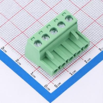 China Electrical Terminal Block Hong Cheng HC-JXDZK-5.08-5P with Copper Pins and Zinc Plated Steel Screws for sale