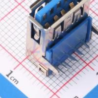 China Hong Cheng HC USB3 0 L168 ZJ USB Connector with Iron Nickel Plated Shell and Durable Copper Contacts for sale