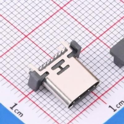 China Hong Cheng HC TYPE C 16P LT02A USB Type C Female Connector with 5 to 20 Newton Insertion Force Range for sale