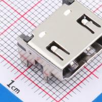 China HDMI Socket Connector Hong Cheng HC-HDMI0019T-2 Copper Shell Nickel Plated with Gold Plated Contacts for sale