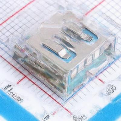 China Hong Cheng HC USB3 0 L105 ZP USB connector with nickel plated iron shell and copper contact plating for sale