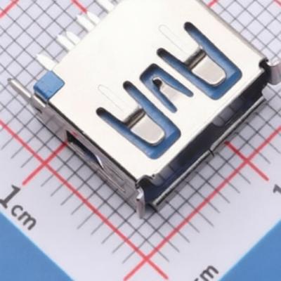 China Industrial USB Connector with Gold Plated Copper and LCP Material Hong Cheng HC-USB3.0-L110-ZJ Model for sale