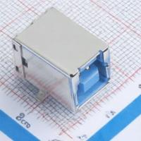 China USB socket with stainless steel housing Hong Cheng HC-USB3.0-L1845-BF and gold plated copper contacts for sale
