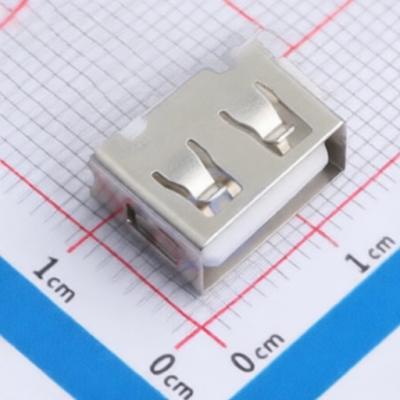 China USB Connector with Gold Plated Copper Contact and Nickel Plated Iron Shell Hong Cheng HC USB2 0 L100 P for sale