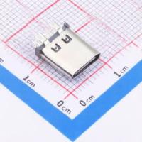 China Hong Cheng HC TYPE C 14P LC01E Female Connector with Rated Current 5A and 1.25A Pins for sale