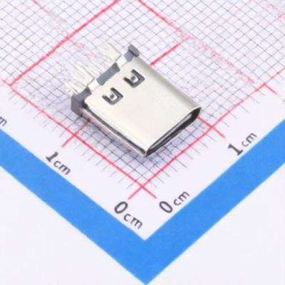 China Hong Cheng HC TYPE C 14P LC01E Female Connector with Rated Current 5A and 1.25A Pins for sale