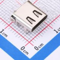 China TYPE C connector with stainless steel housing LCP core and copper contacts Hong Cheng HC TYPE C 24P 036B for sale
