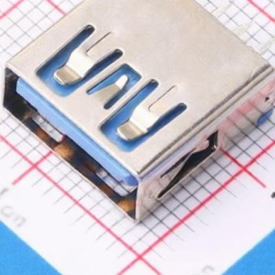 China USB 3.0 Connector Hong Cheng HC USB3.0 L130 WP Featuring Nickel Plated Iron Shell and Copper Contacts for sale