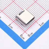 China Hong Cheng HC TYPE C 16P 026C electronic connector featuring LCP base and nickel plated copper contacts for sale