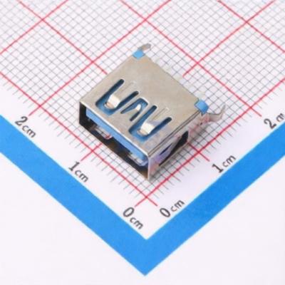 China USB Seat Component Hong Cheng HC-USB3.0-L115-WP with LCP Material and Precise PCB Layout Tolerances for sale