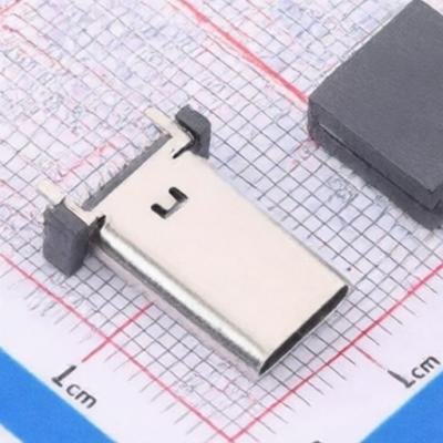 China Hong Cheng HC TYPE C 16P LT01D TYPE C Female Connector with LCP Plastic Base and Gold Plated Contacts for sale