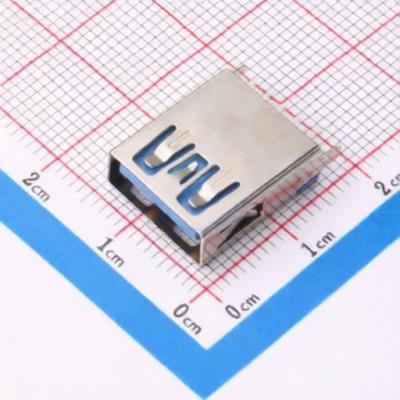 China Hong Cheng HC USB3 0 L150 ZP USB Connector with LCP Base Copper Contacts Gold Plating and Iron Shell for sale