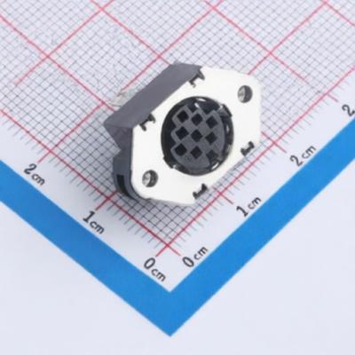 China compact circular connector HRS HR212-10R-8SC 71 with vibration resistant snap lock and EMI shielding for sale