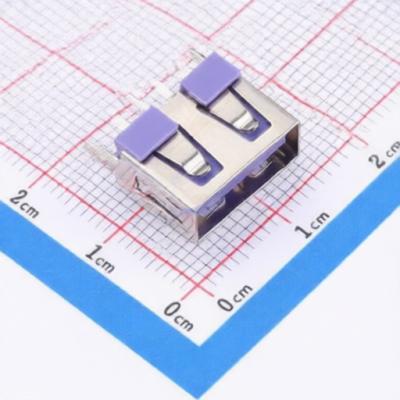 China USB Connector Model Hong Cheng HC-USB2.0-L100-092P with 5A Current Rating and 30V DC Voltage Rating for sale