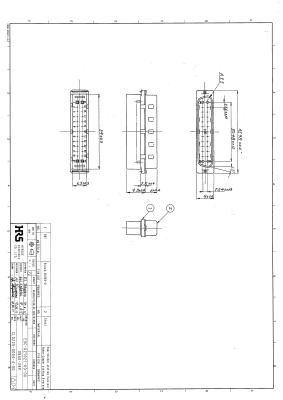China Durable automotive connector HRS DN50-26P engineered for high reliability in vehicle equipment for sale