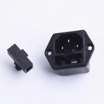China Electrical fuse holder HONGJU S-03F-11-4 featuring robust PBT body and brass terminals for fuse protection for sale
