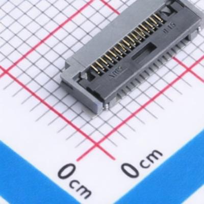 China FPC FFC connector HRS FH52K-15S-0.5SH featuring 0.5mm pitch bottom contact and front flip mechanism for sale