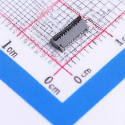 China FPC FFC Connector 0.5mm Pitch 1.0mm Height Featuring HRS FH34D-8S-0.5SH 50 Back Flip Actuator Design for sale