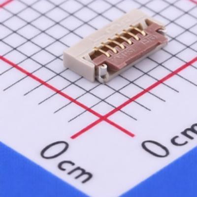 China HRS FH19C-6S-0.5SH 10 FPC FFC connector 0.5mm pitch 0.9mm height with phosphor bronze metal fittings for sale