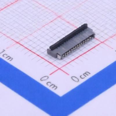 China ZIF connector HRS FH34SRJ 14S 0.5SH 50 with back flip actuator and halogen free insulator materials for sale