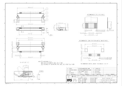 China Connector HRS FH12A-30S-0.5SH 55 for automotive devices ensuring long term reliability and stability for sale