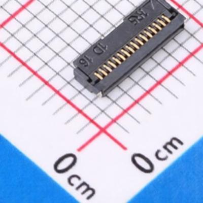 China HRS TF13BSA-16S-0.4SH800 0.4mm pitch back flip FPC FFC connector with stable insertion and retention for sale