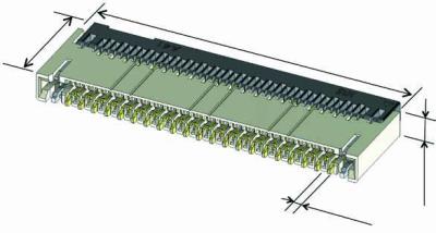 China Space saving FPC connector HRS FH58M-7S-0.25SHW with tactile click and back flip actuation mechanism for sale
