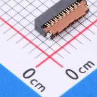 China Ultra thin 03mm pitch FPC connector HRS FH26W-17S-03SHW60 with 10mm height and rotating ZIF mechanism for sale