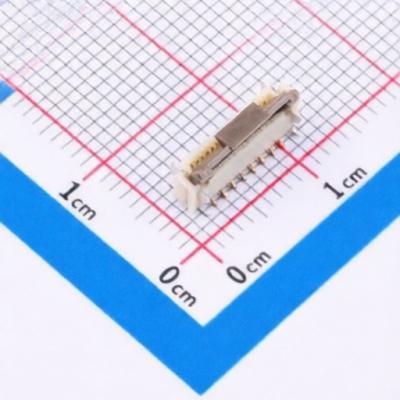 China FH12 Series FPC Connector 0.5mm Pitch Including HRS FH12-16S-0.5SVA 54 with Phosphor Bronze Contacts for sale