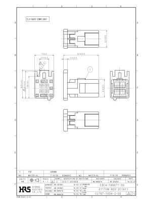 China Compact and HRS GT17HN-4DS-2C A1 connector designed for professional electrical connection solutions for sale