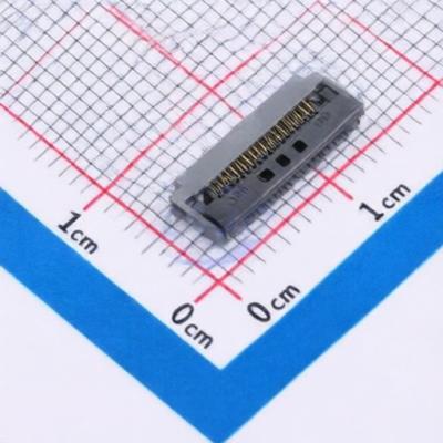 China 0.5mm pitch FPC FFC ZIF connector HRS FH52-18S-0.5SH with LCP insulator UL94V 0 and robust structure for sale