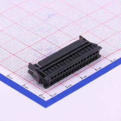 China Double row 2mm pitch connector HRS DF11 32DEP 2C supporting 22 to 30 AWG wires for cable connections for sale