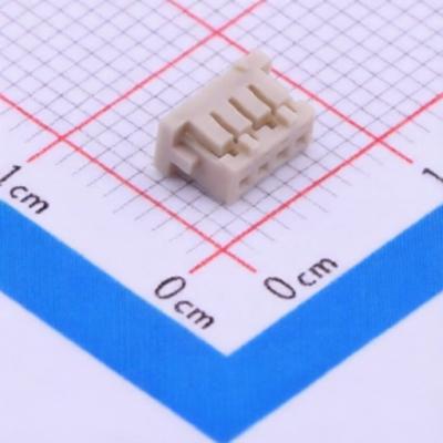 China Miniature crimping connector HRS DF13-4S-1.25C with 1.25mm pitch and metal fitting on SMT headers for sale