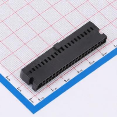China Durable ribbon cable connector HRS HIF3BA-40D-2.54C 63 with selective gold plated brass pin headers for sale