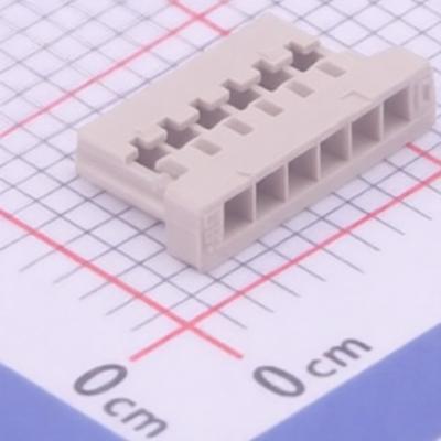China Right Angle Crimping Connector HRS DF14-6S-1.25C 1.25mm Pitch Super Low Profile for Signal Retrieval for sale
