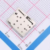 China Durable 1.25H Push Push Nano SIM Card Connector Featuring Model JBL JBL 102322824 for SIM Management for sale