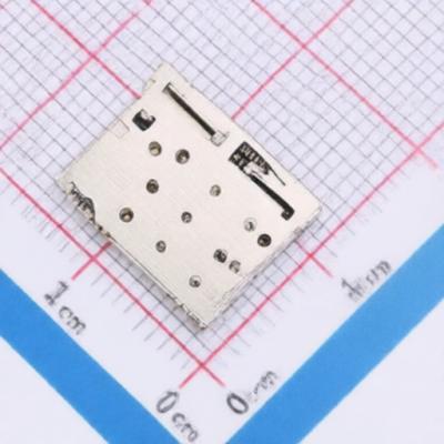 China Durable 1.25H Push Push Nano SIM Card Connector Featuring Model JBL JBL 102322824 for SIM Management for sale